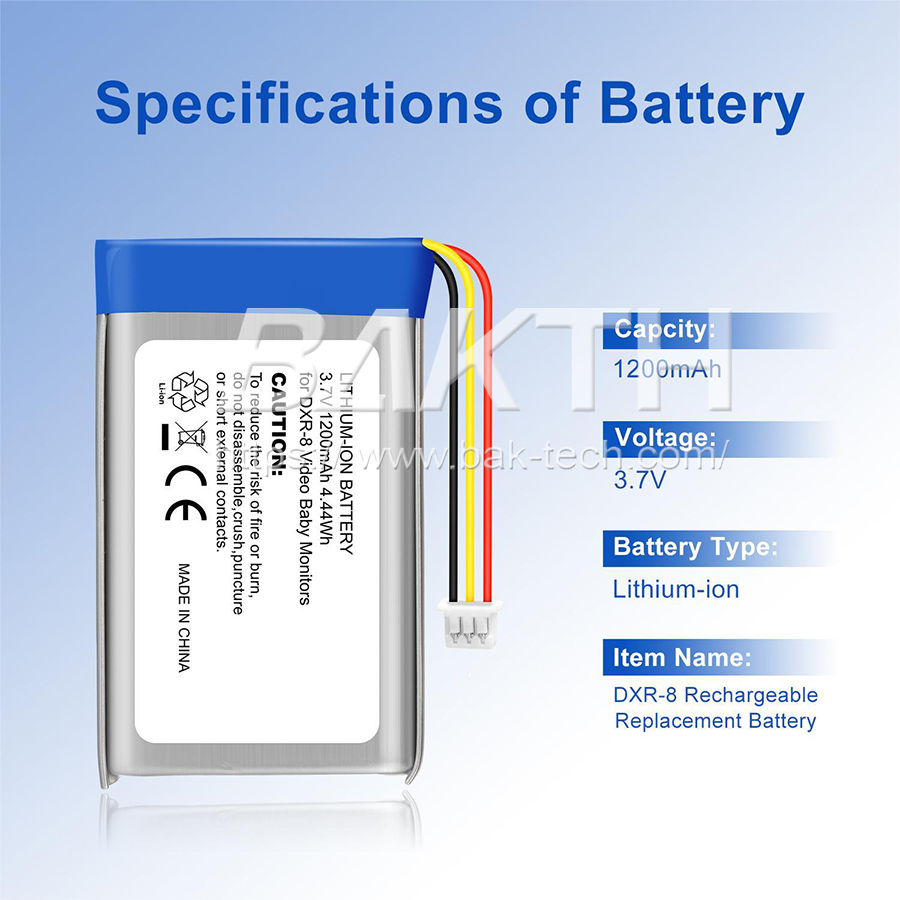 BAKTH-803048P-1S-3M 3.7V 1200mAh 4.44Wh-BAKTH_ES